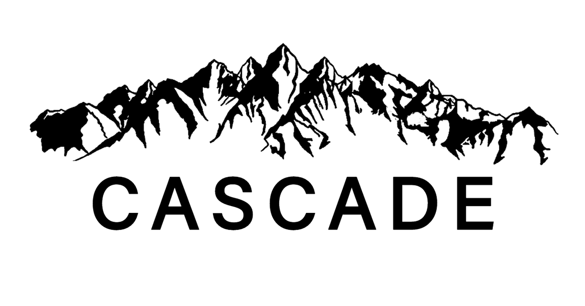 cascade logo font